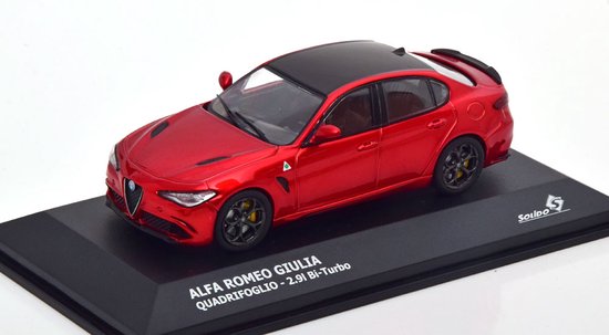 Alfa Romeo Giulia Quadrifoglio 2.9i Bi-turbo monza red 1:43 | bol.com