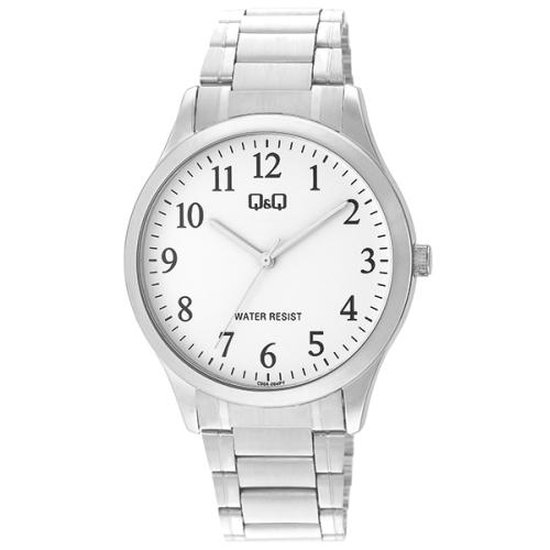 Q&Q C00A-004PY - Horloge - Analoog - Mannen - Heren - Stalen band - Rond - Metaal -... | bol.com