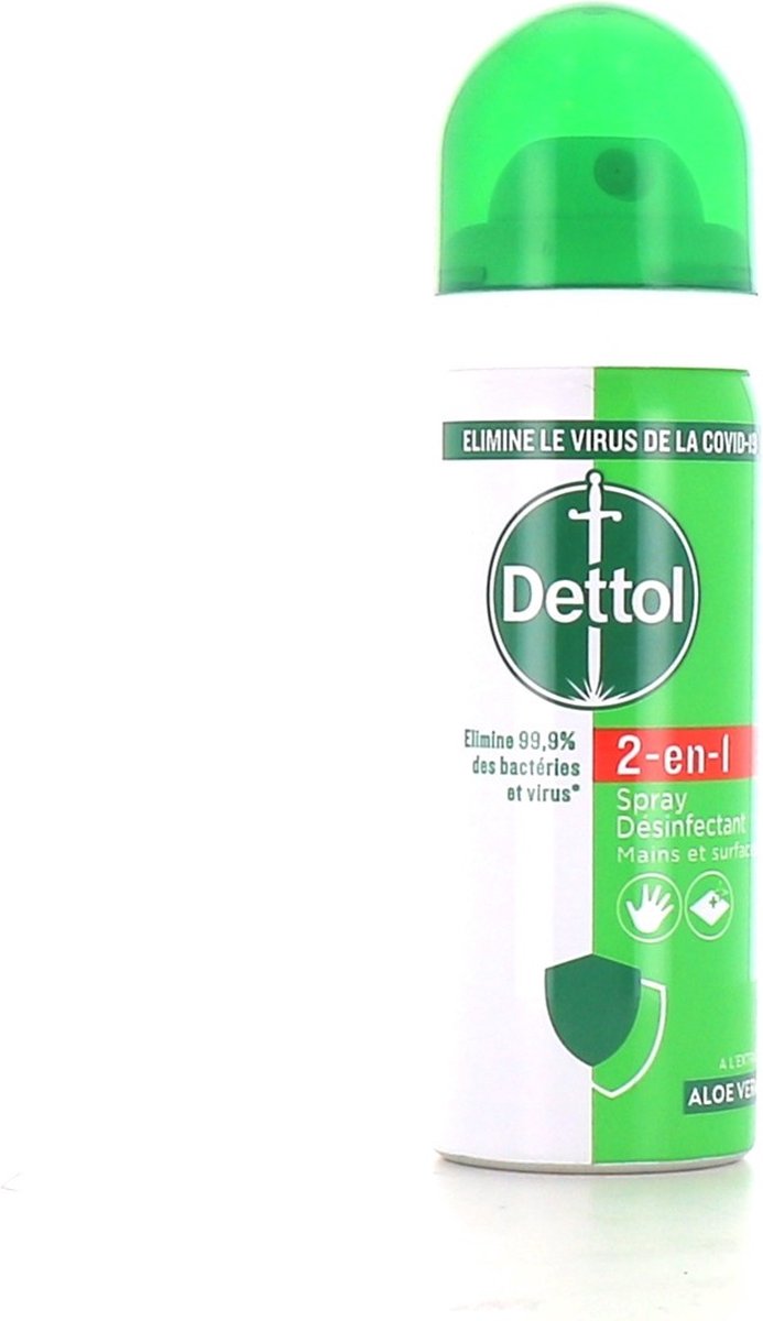 Dettol Spray Ontsmetter 2-in-1 handen en oppervlakken 50ml | bol