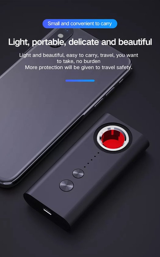 Verborgen Camera Detector - Hidden camera detectie - Spycam - Infrarood ...