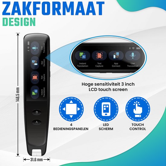BronStore® Vertaalcomputer - Vertaler - Vertaalcomputer Met Spraak ...
