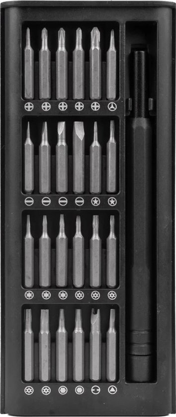 Schroevendraaierset 25 in 1 - Magnetische Gereedschapset - Bitset | bol.com