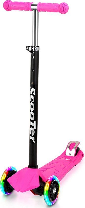 Kinderstep - Step - Met lichtgevende wielen - voor Jongens en Meisjes ...