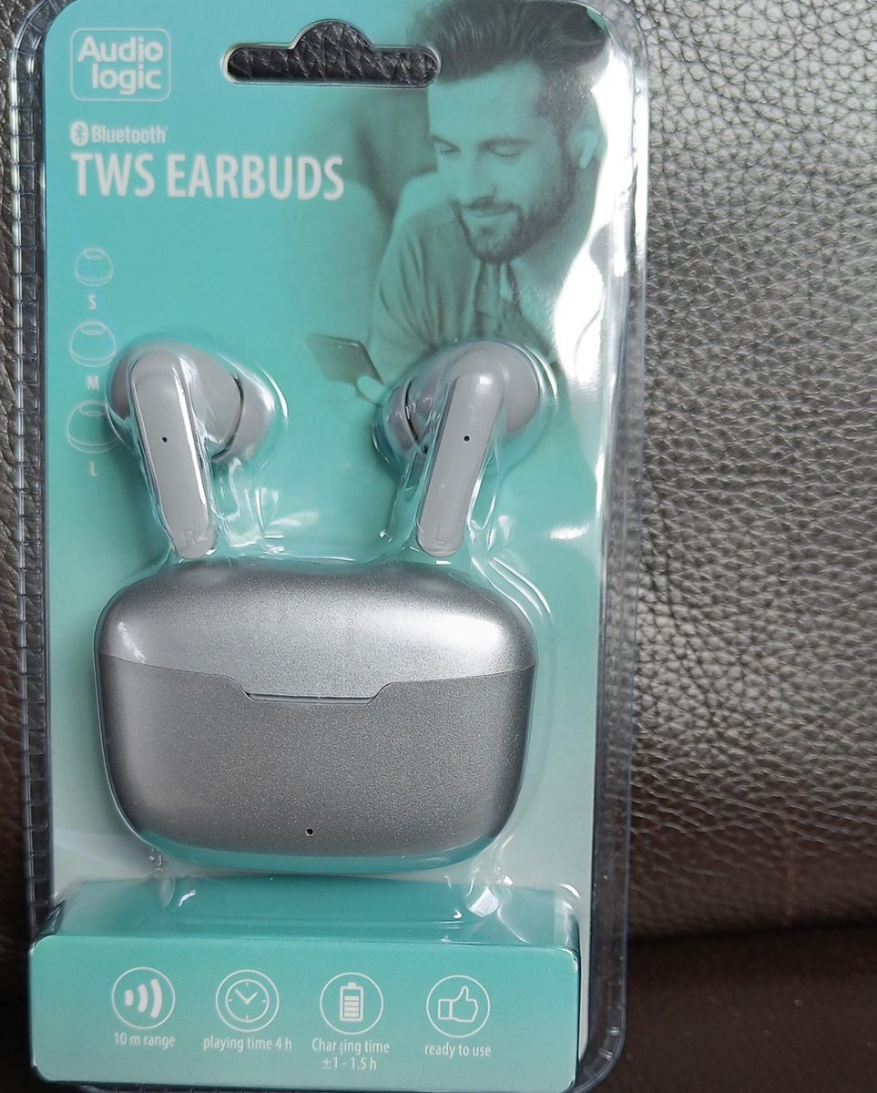 Audio Logic TWS Earbuds - Bleutooth Oordopjes - Grijs | bol