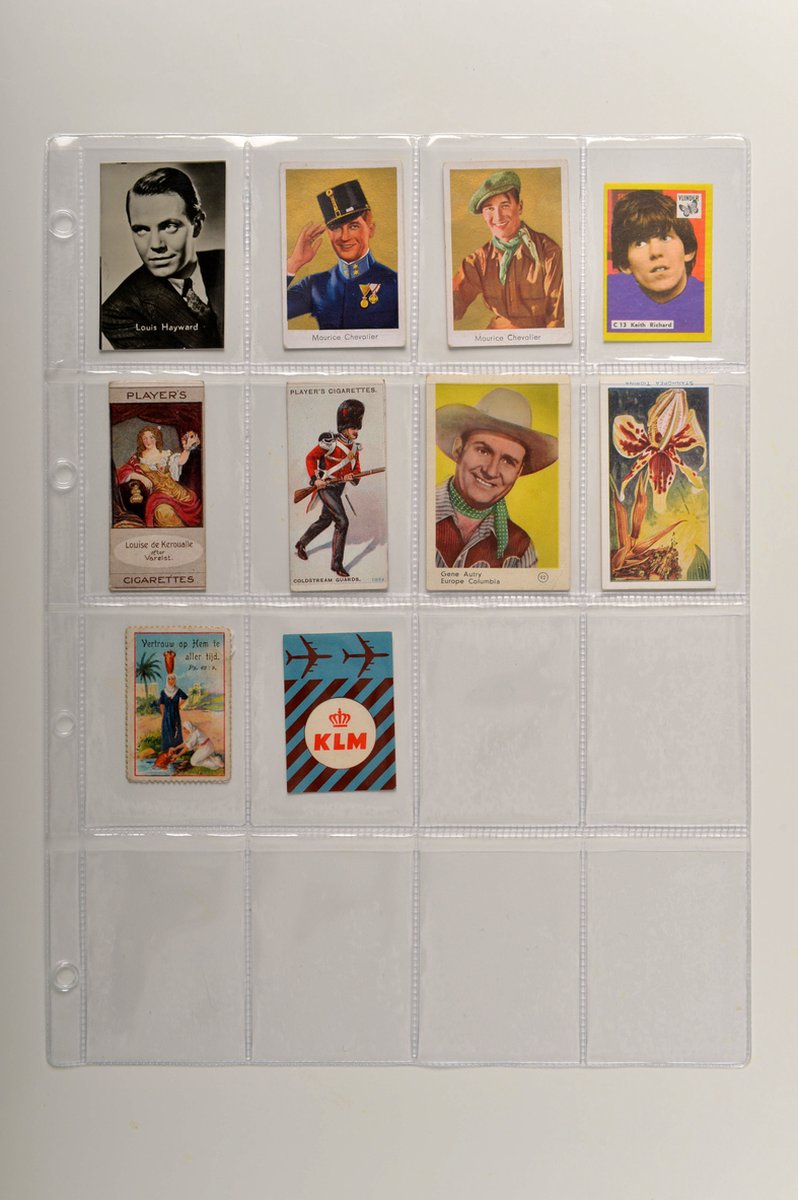 insteekhoezen 16 vakken, A4, transsparante bladen, voor 2- 4 ringen ...