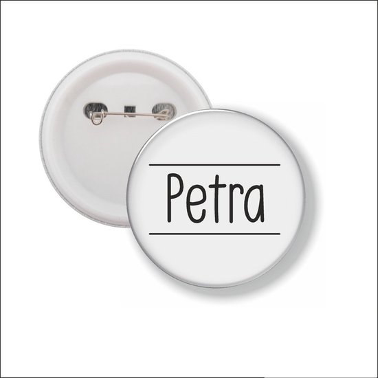 Button Met Speld 58 MM - Petra | bol.com