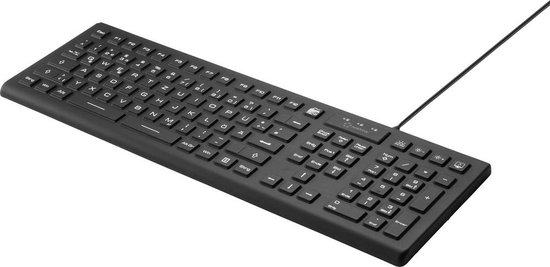 Renkforce RF-KB-500 bedraad toetsenbord Duits, QWERTZ zwart ...