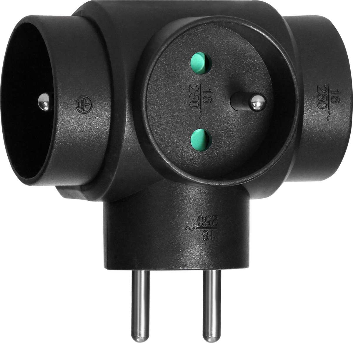 ORNO Horizontale Stopcontact Splitter , Verdeelstekker , Verloopstekker ...