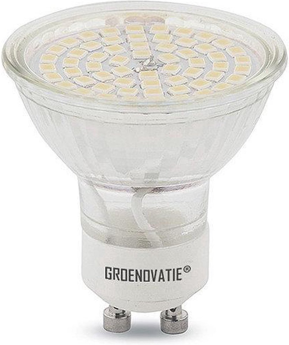 Groenovatie Led Spot Gu10 Fitting 5w Smd 52x50 Mm Warm Wit 6