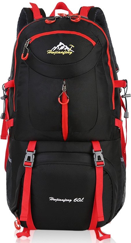 Rugzak/Backpack 60L.met 15.6inch laptopvak, met 11 maal vak verdeling ...