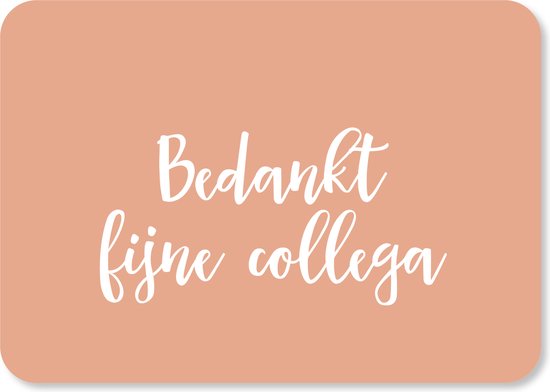 Wenskaart Bedankt fijne collega - 10 stuks - A6 - Kaartenset - Afscheid ...