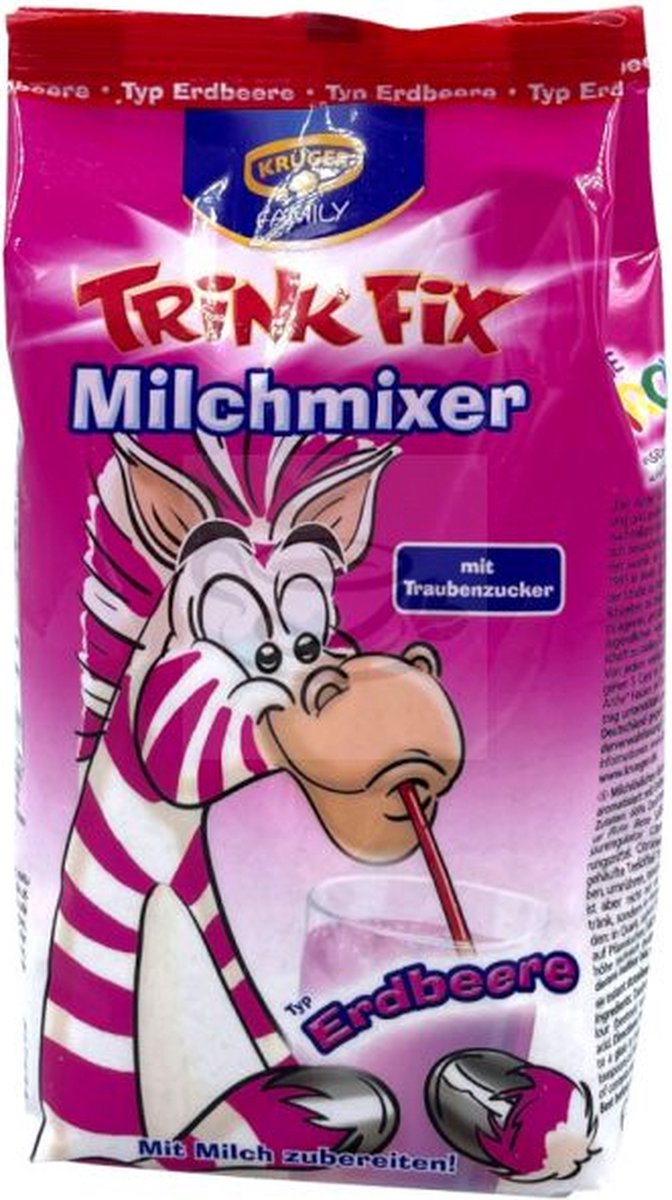 Kruger Trink Fix aardbei 12 x 400G | bol
