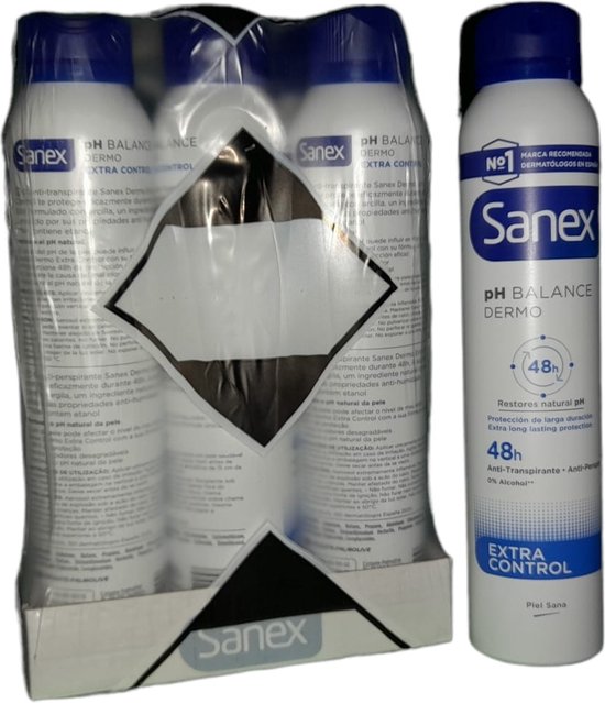 sanex deodorant man en vrouw Voordeel verpakking 6 flessen á 200ml dus ...
