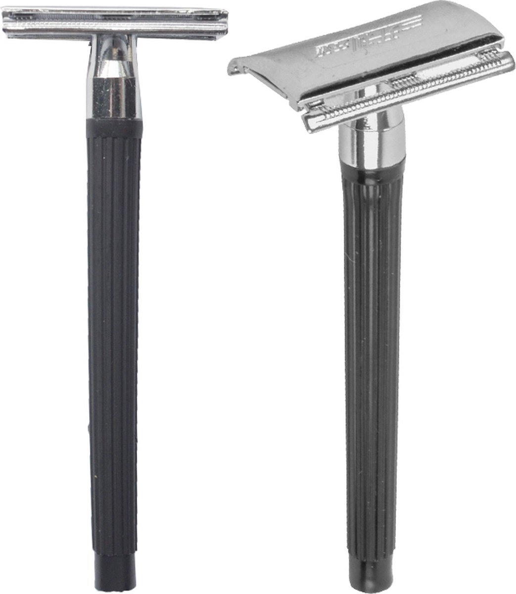 Safety Razor | Met 10 Scheermesjes | Klassiek Scheermes RVS met ...