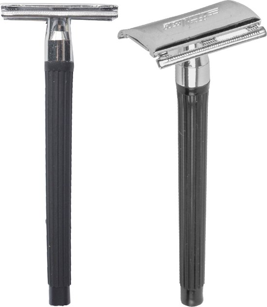 Safety Razor | Met 10 Scheermesjes | Klassiek Scheermes RVS met ...
