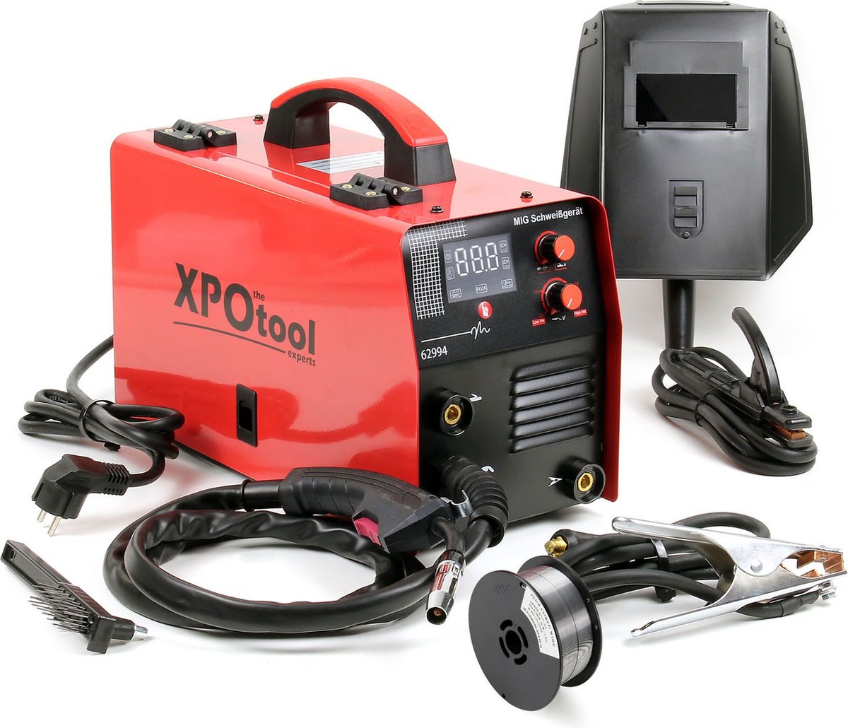 XPOtool MIG-lasmachine IGBT Inverter MMA-lassen 40-160A | bol.com