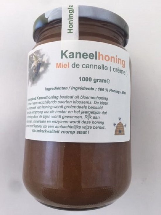 Kaneelhoning, Miel de cannelle, Zimt-Honig, Cinnamon Honey. ( crème ...