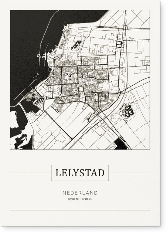 Stadskaart Lelystad – Plattegrond Lelystad - city map – Forex ...