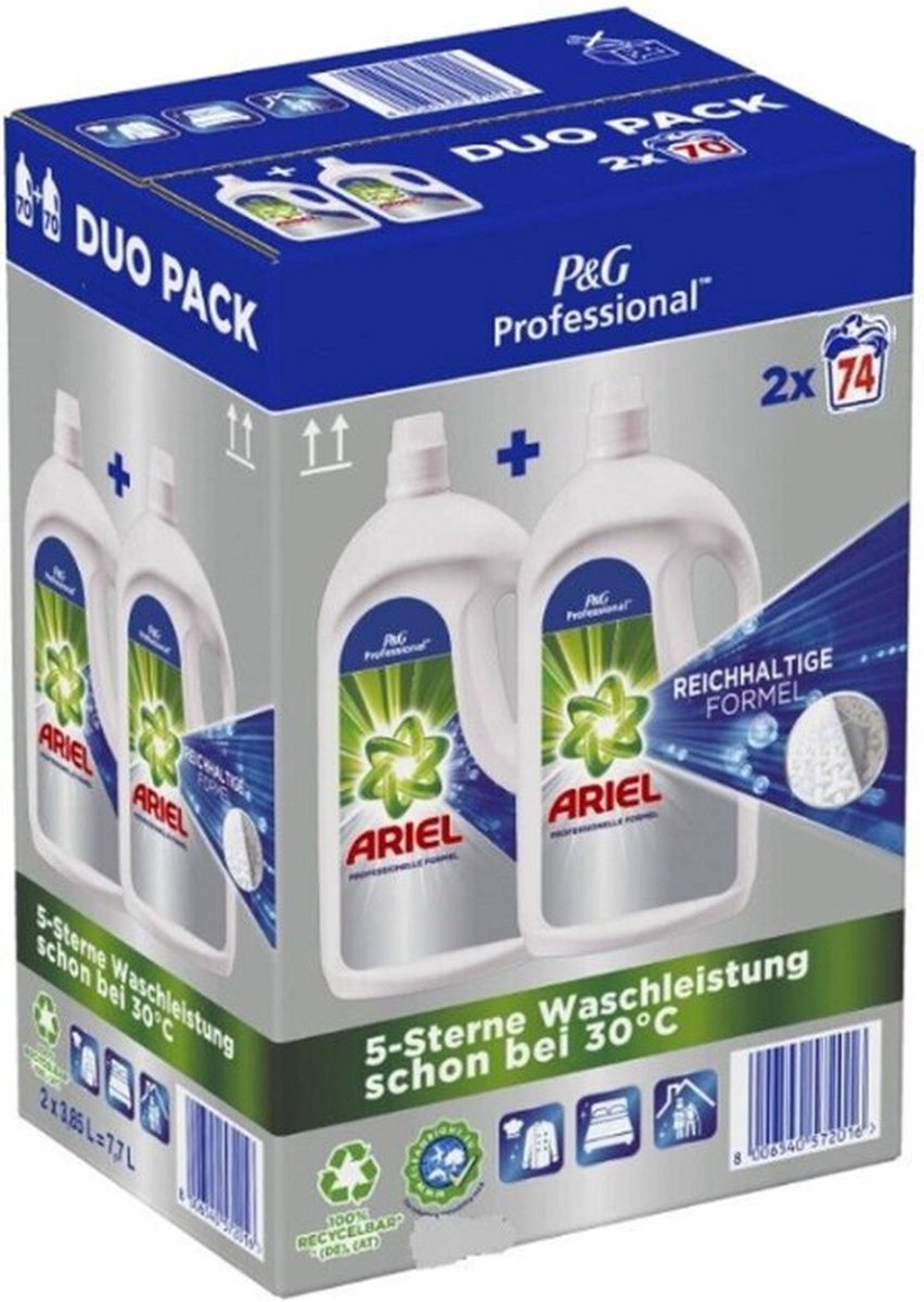 Ariel Professional Regular Vloeibaar Wasmiddel - 148 Wasbeurten | bol.com