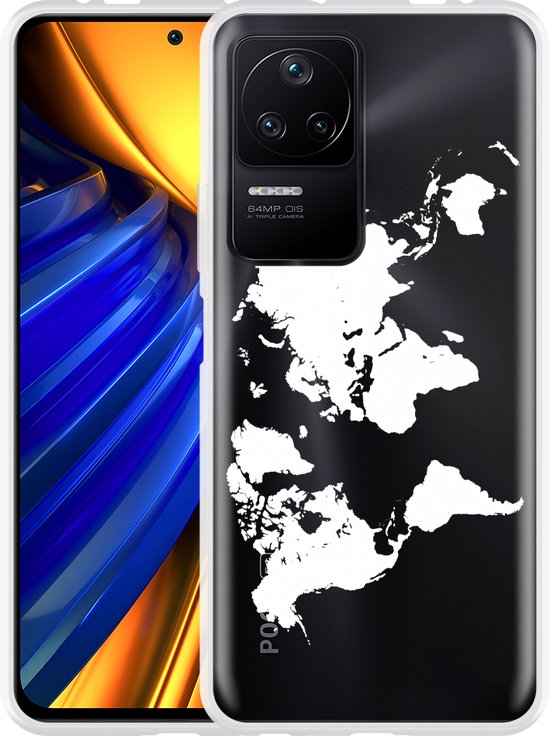 Poco F4 Hoesje World Map - Designed by Cazy | bol