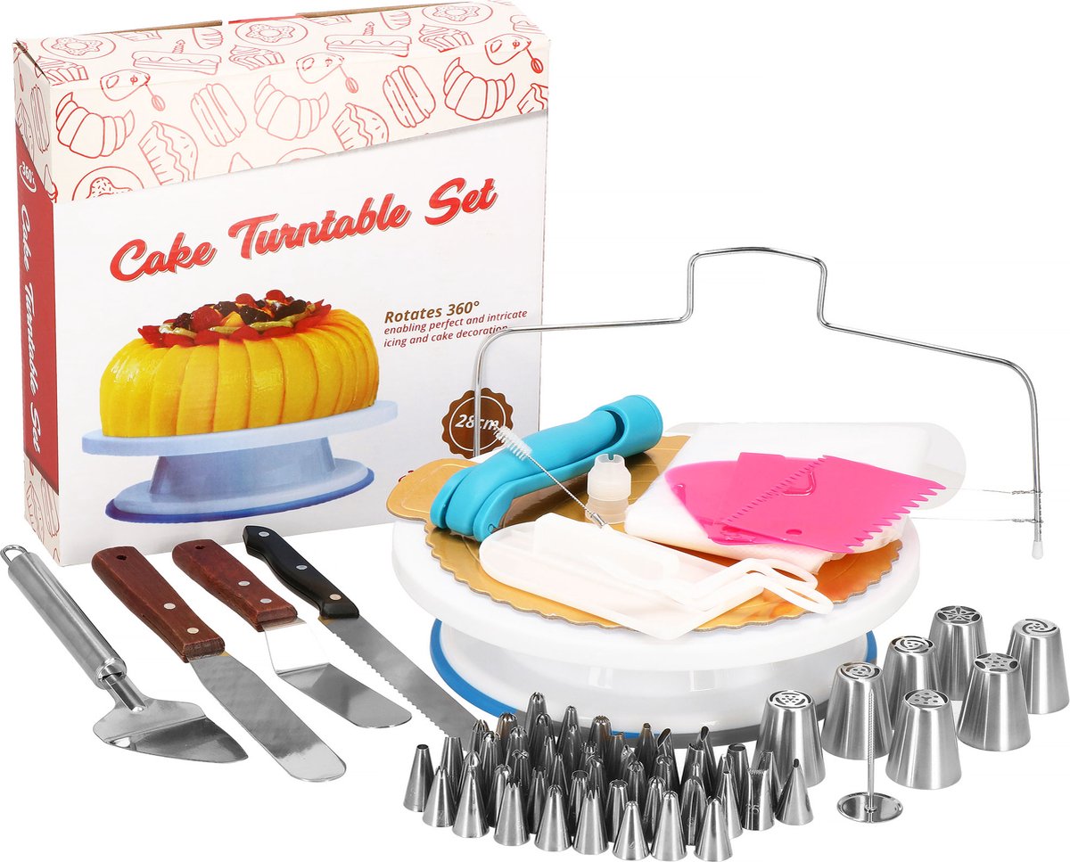 Springos Taart Decoratie Set | Taart Decoratie | Bakspullen | Inclusief ...