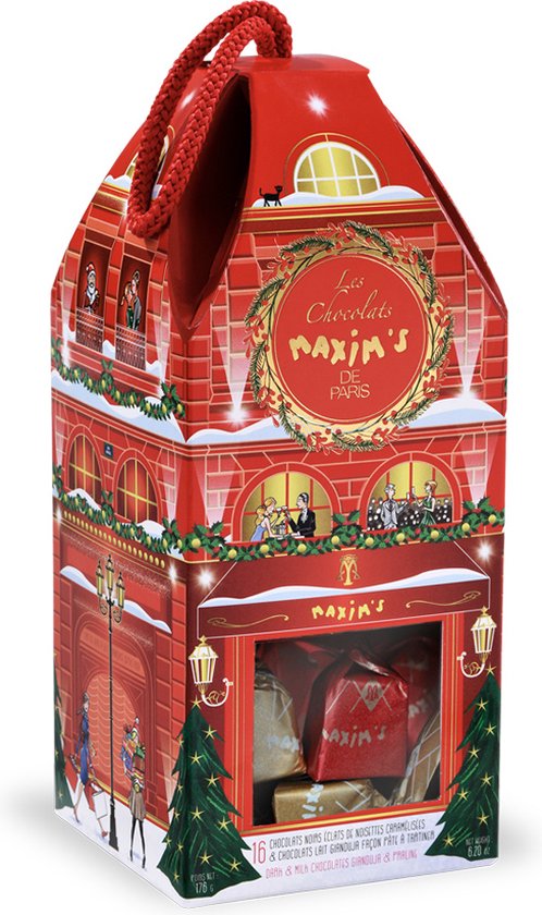 Maxim's de Paris SAPP - The Box Kerst Chocolade - Kerstcadeau - 16 ...