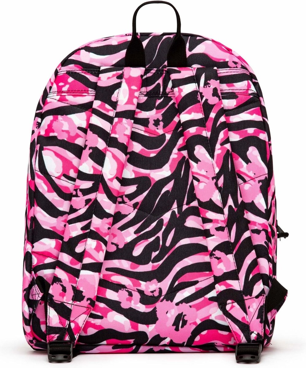 Hype Pink Zebra Animal Backpack - Rugtas | bol.com