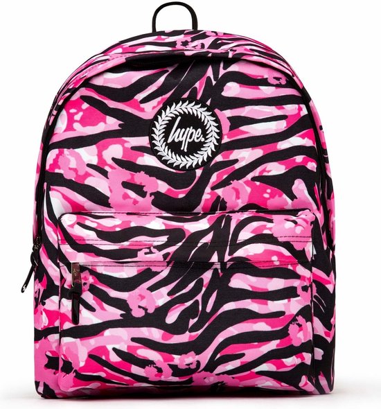 Hype Pink Zebra Animal Backpack - Rugtas | bol.com
