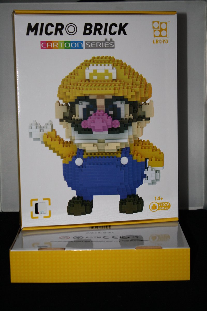 Nanoblock, Brickkies®, Wario, 1200 Bouwblokjes | bol.com