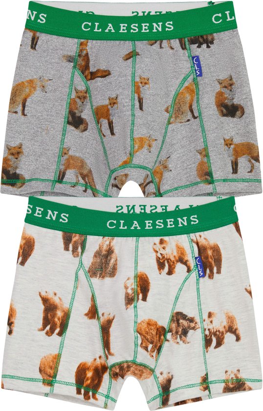 Boys Boxer 2 Pack - Bear Fox - Claesen's® - Ondergoed voor jongens ...