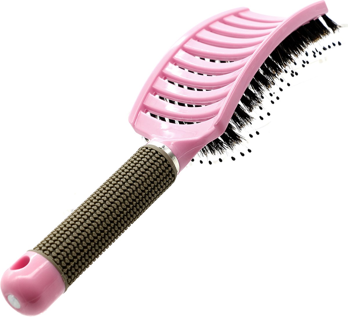 DreamGlow Antiklit Haarborstel Roze | haarborstel | Detangle Brush ...
