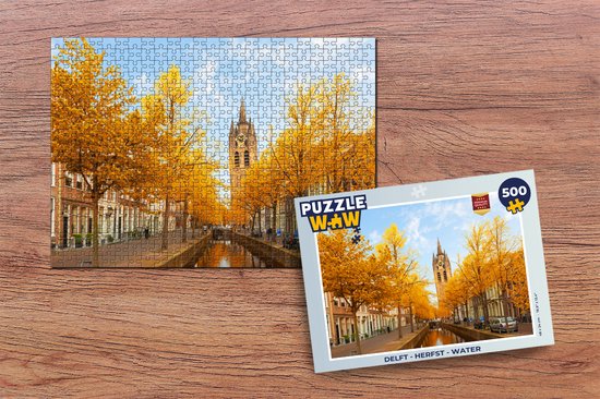 Puzzel Delft - Herfst - Water - Legpuzzel - Puzzel 500 stukjes | bol