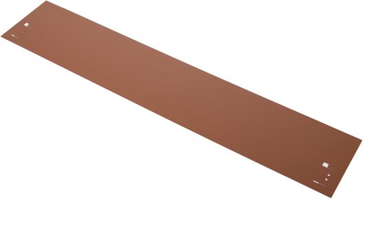 Borderrand metaal 18,5 cm x 120 cm | Gazonrand | Kantopsluiting bruin ...