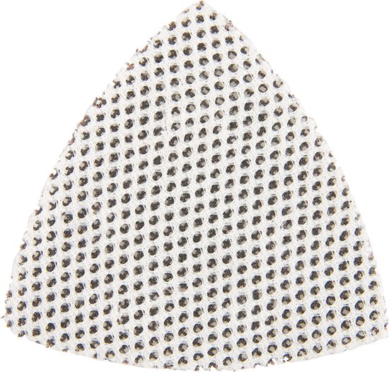 Feuilles abrasives à mailles Velcro triangulaires Silverline, 95 mm, 10 ...