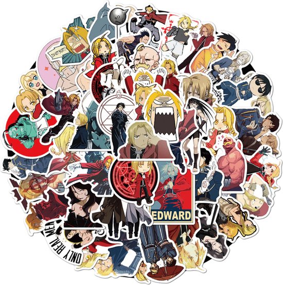 Fullmetal Alchemist Stickers - 50 Stuks - Stickers - Anime - Manga ...