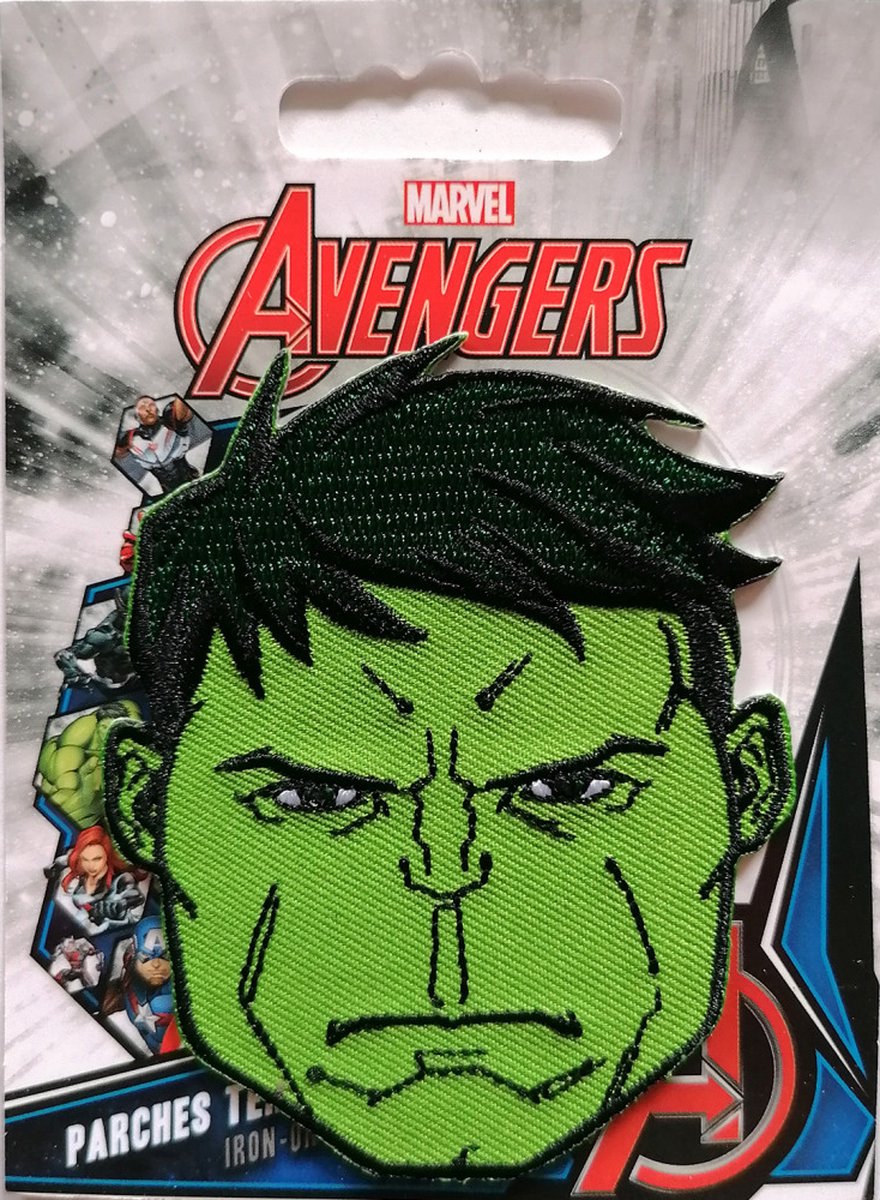 Marvel - Avengers Hulk Hoofd - Patch | bol.com