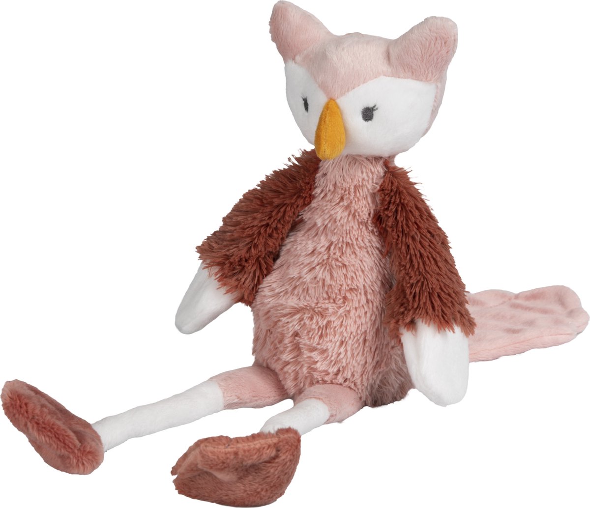 Happy Horse Uil Olivia Knuffel 31cm - Oudroze - Baby knuffel | bol.com