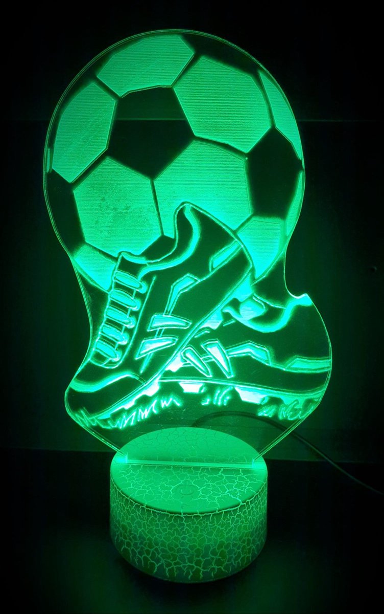 3d Voetbal - Ledlamp Free Erling Haaland Football 3D Led Lamp Lamp IKEA