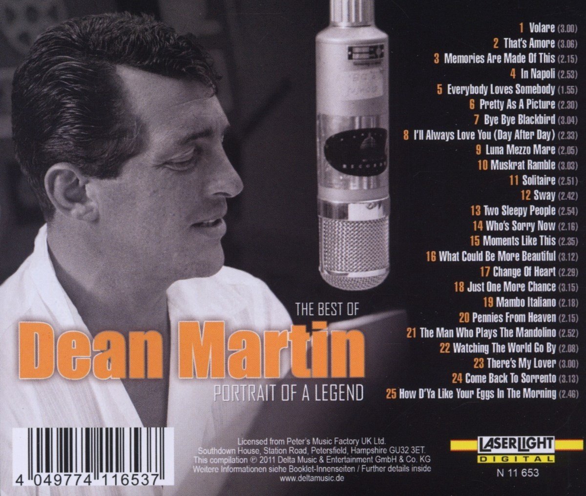 Dean Martin - Portrait Of A Legend (The Best Of D (CD), Dean Martin ...