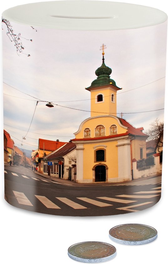 Spaarpot - Spaarblik - Huis - Straat - Kroatië - Zagreb - Spaarpotten ...