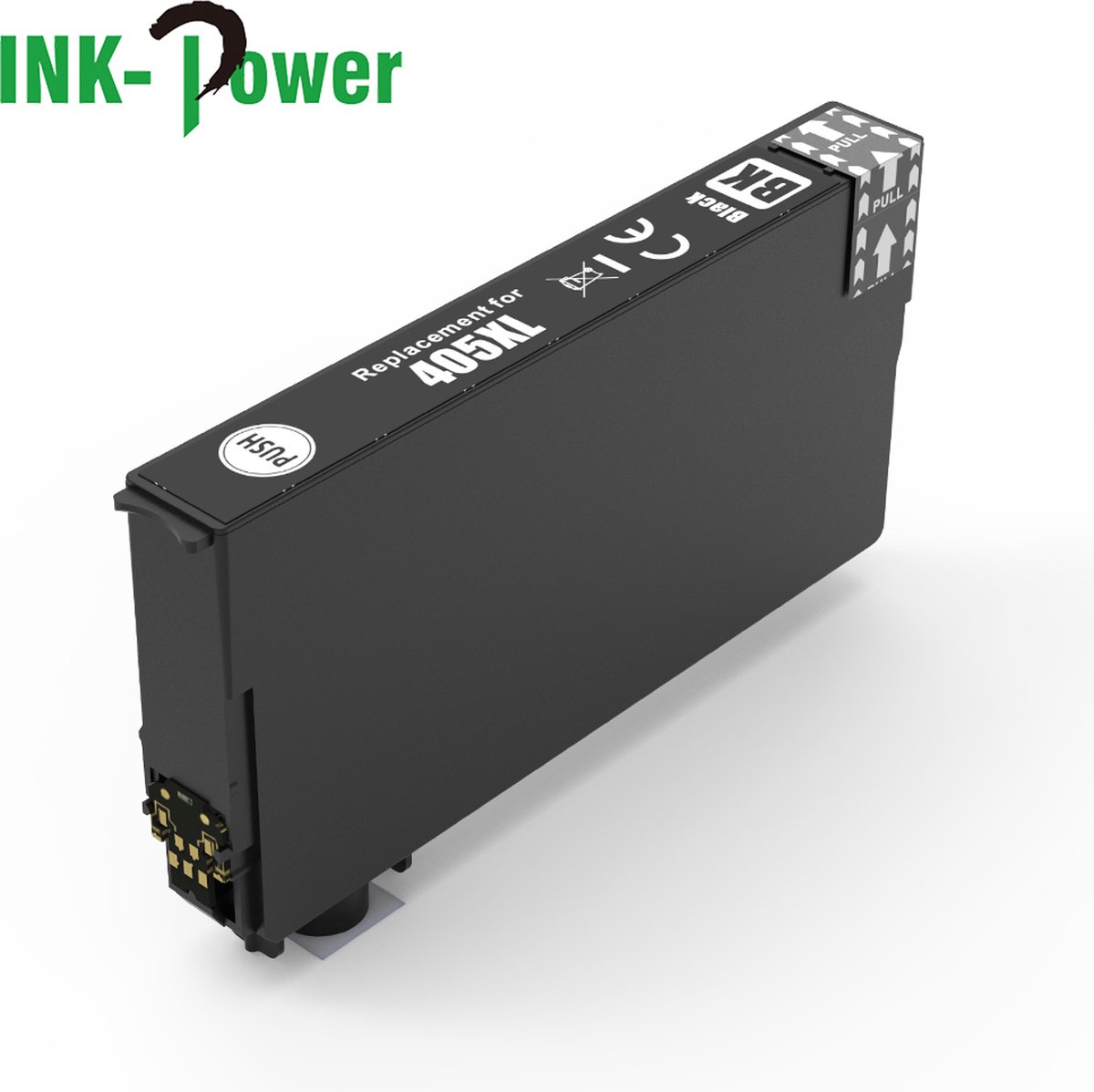 Inktcartridge Geschikt voor Epson 405XL - Zwart - Met Chip - Epson 405 ...