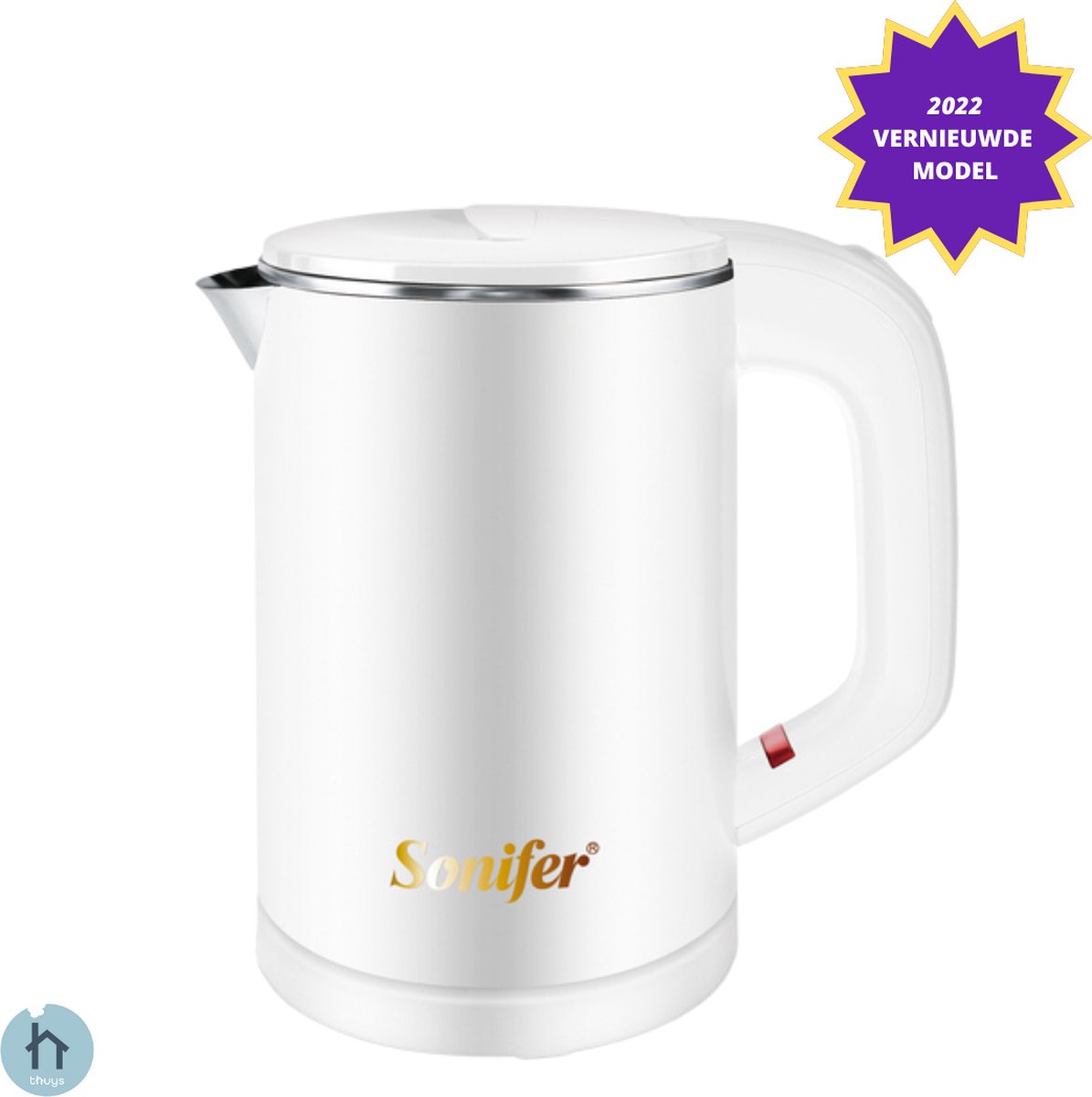 Thuys Camping Waterkoker - Mini Waterkoker 600ml - Reis Waterkoker met ...