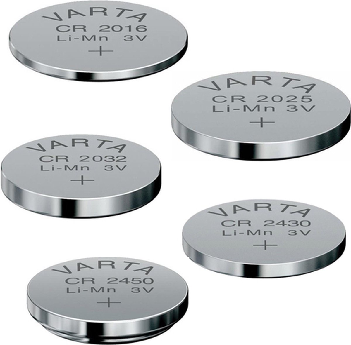 10 Stuks Varta 3V Knoopcel Batterijen in Verschillende Soorten | bol.com