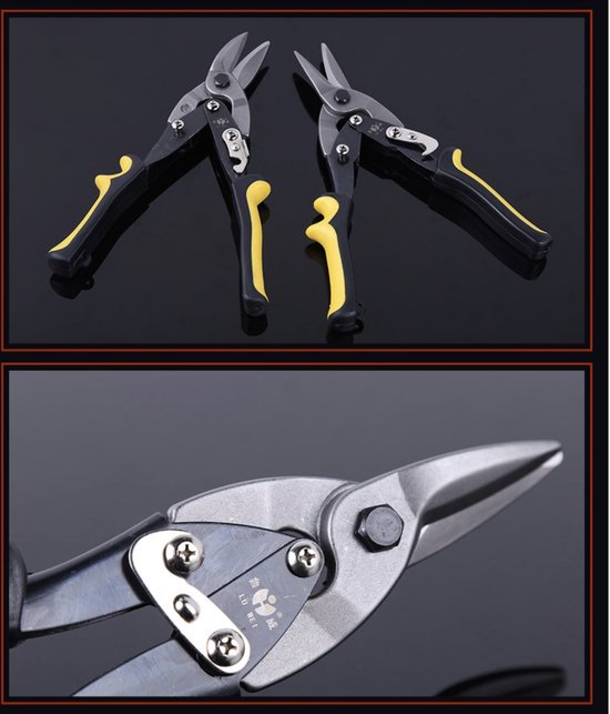 LUWEI Blikschaar - 250 mm - 10 inch - Schaar - Plaatschaar - Metaalschaar - Links -... | bol