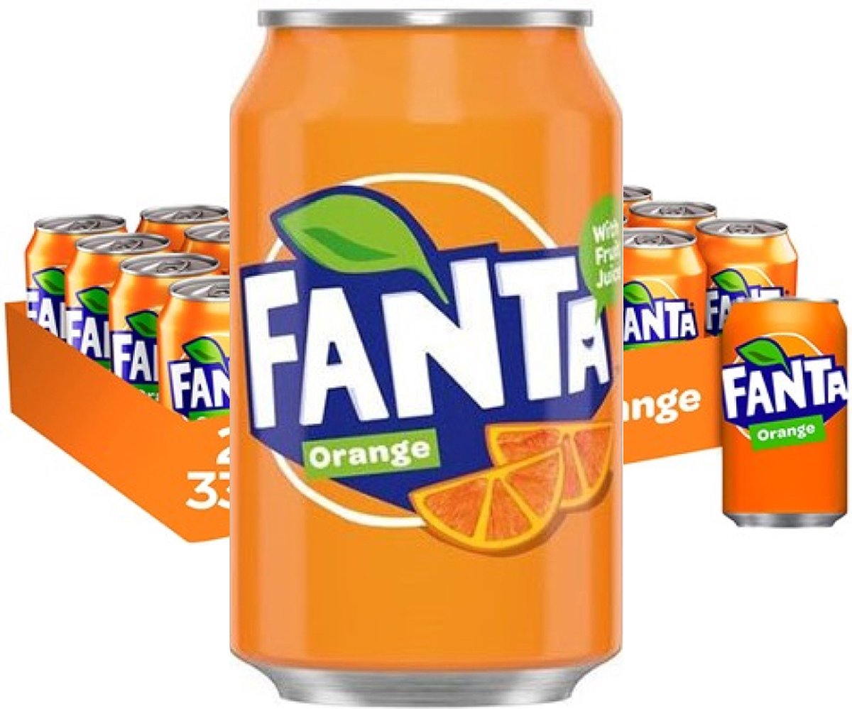 Fanta Orange pack blik 2x 24x330 ml | bol.com