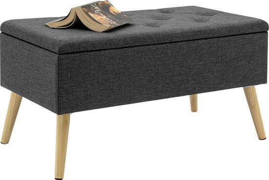 Opberg Bankje - Hocker – Poef – Hockers – Met Opbergruimte | bol.com