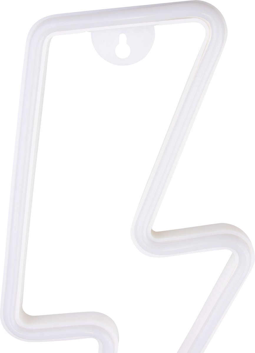 Neon lamp bliksem- Geel/ Warm wit- Nachtlamp- Neon wandlamp- Neon ...