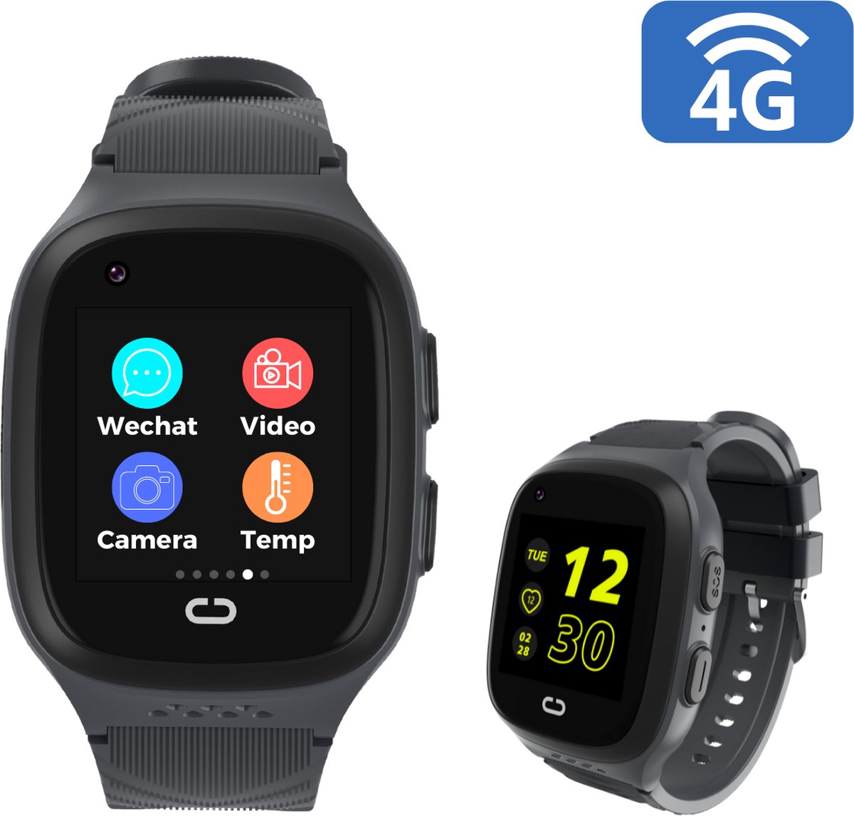 Smartwatch Rankos D31 4G GPS horloge kind, smartwatch Kinderen met GPS ...