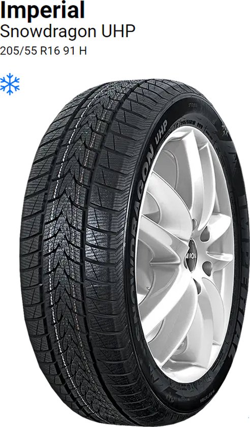 Winterbanden Imperial Snowdragon UHP 205/55 R16 91 H | bol.com