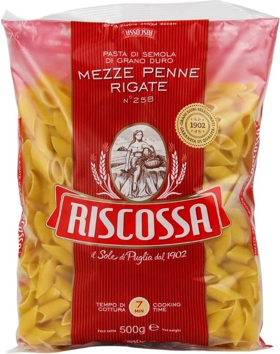 Mezze Penne van Riscossa - 10 zakken x 500 gram - Pasta | bol